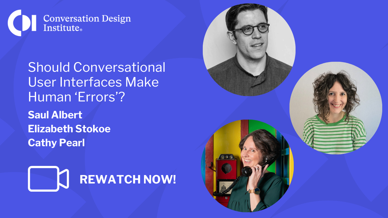 Conversation Design Institute Blog